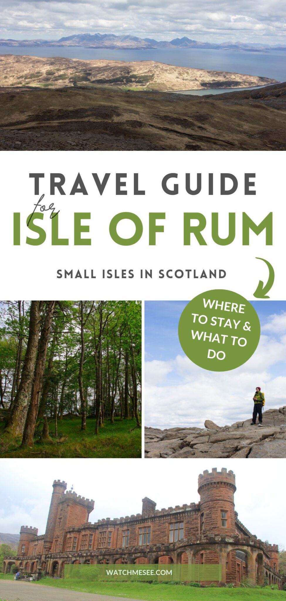 Visiting the Small Isles: Isle of Rum Travel Guide - Watch Me See