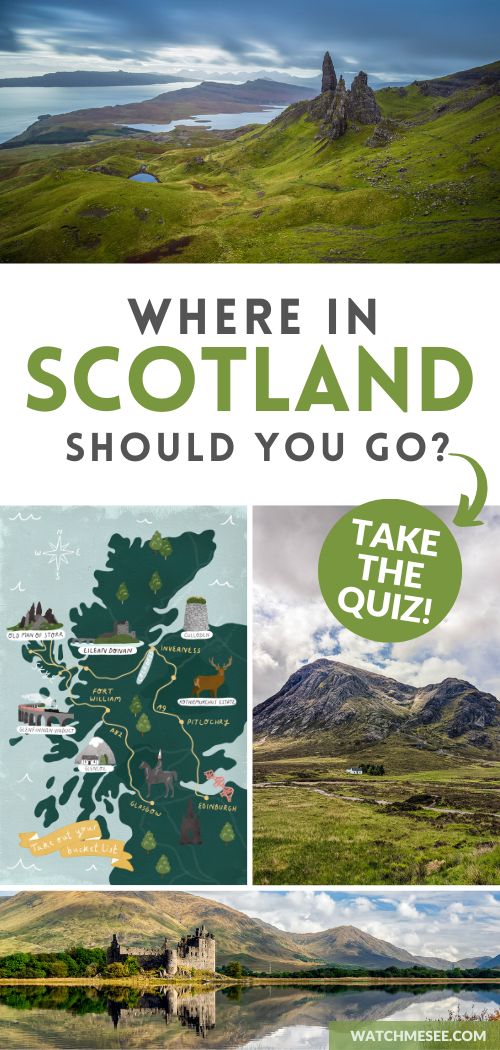 Choosing where to go: How to find the best Scotland itinerary for you?